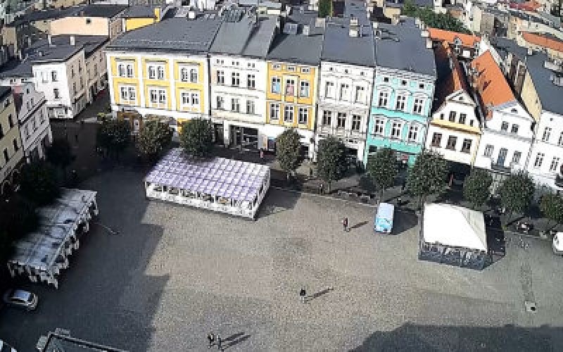 Kamera Leszno-Widok z kamery na rynek w Lesznie-Leszno Kamera-Leszno ...