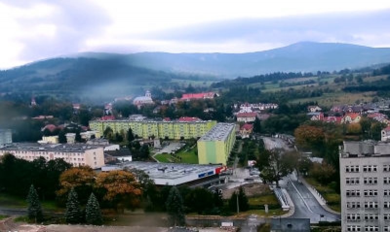 Kamera Stronie Śląskie- Widok z kamery na panoramę miasta-Stronie ...